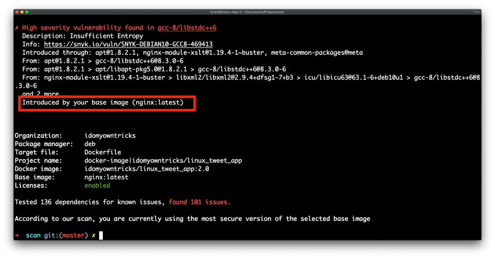 How To Use Docker Security Scan Locally
